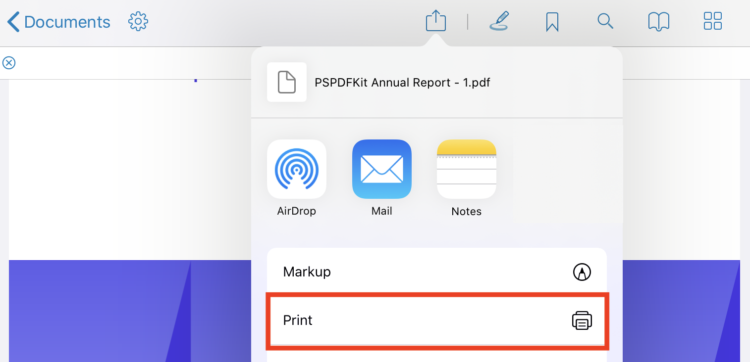  iOS How Do I Print A PDF 